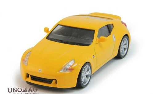 1:43 Nissan 370z, Суперкары 56, yellow. Deagostini
