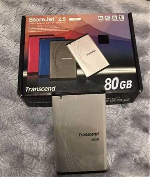 Внешний жесткий диск Transcend 80Gb (IDE)