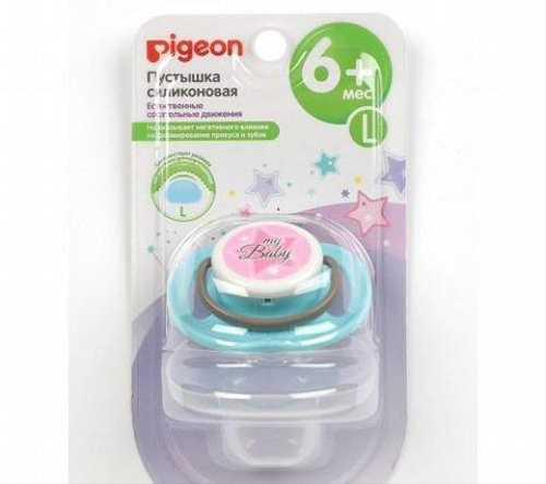 Пустышка Pigeon "My baby" с 6 месяцев, (размер L) (26988)