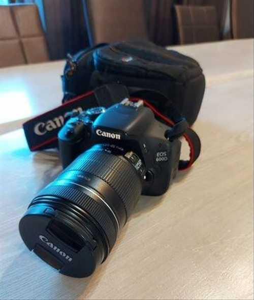 Зеркальный фотоаппарат Canon EDS 600D + объектив