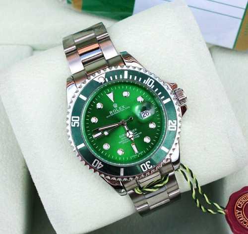 Мужские наручные часы Rolex Submariner silgreen