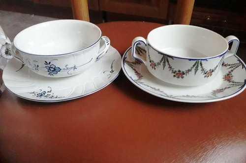 Villeroy&Boch Чашка для бульона с тарелкой