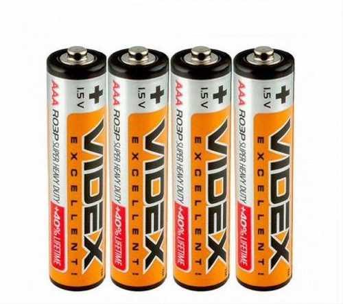 Батарейка Videx R03/06 srink