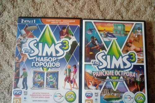 Компьютерная игра Sims3 на диске