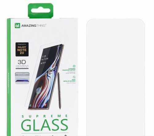 Защитное стекло Samsung Galaxy Note 20 Amazingthing SupremeGlass UV-Full Glue 3D Transparent 0.33mm