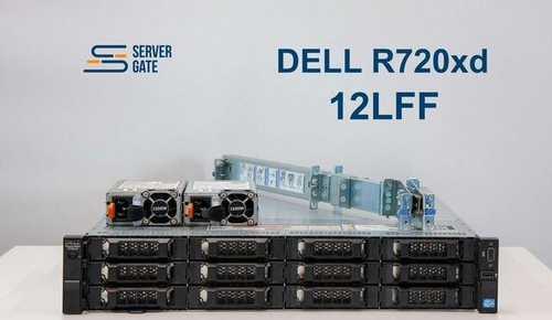 Сервер Dell R720xd 12LFF 2x E5-2637v2 64GB