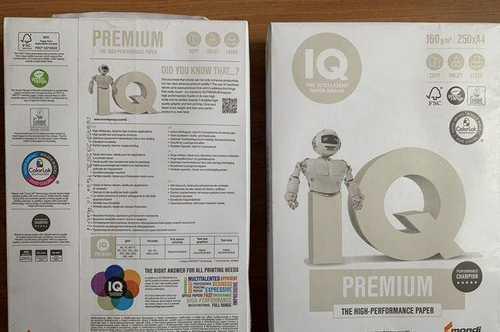 Бумага Mondi IQ Premium 160гр 250хА4