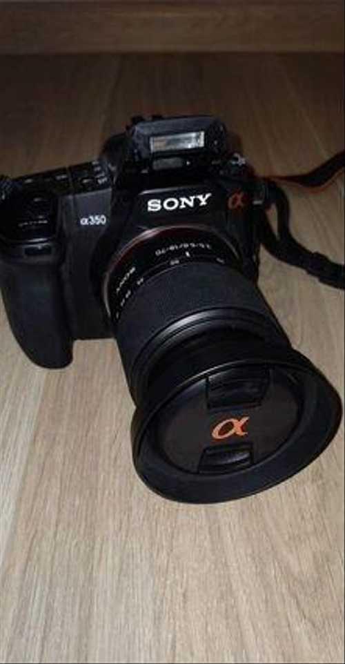 Зеркальный фотоаппарат sony alpha a350