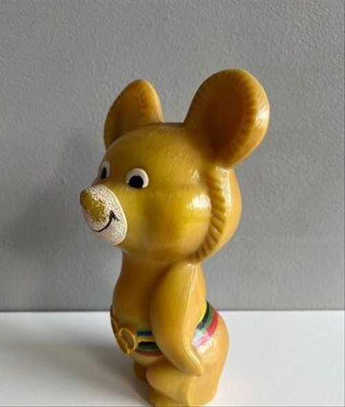 Статуэтка Пластиковый Олимпийский мишка СССР