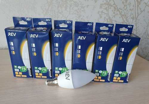 Светодиодная LED лампочка REV E14 75 Watt 9W 720Lm