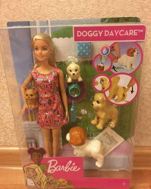 Новая кукла Barbie и щенки
