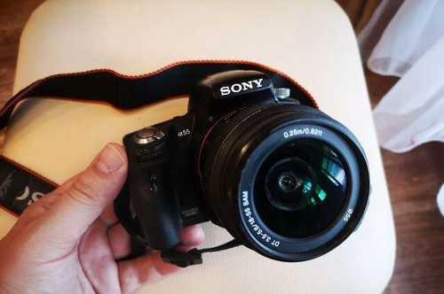Зеркальный фотоаппарат Sony Alpha SLT-A55V