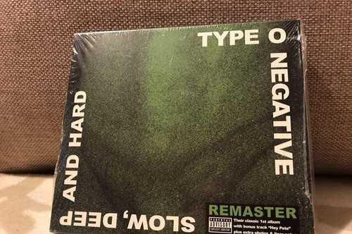 Type O Negative - Slow Deep and Hard. Фирменный CD