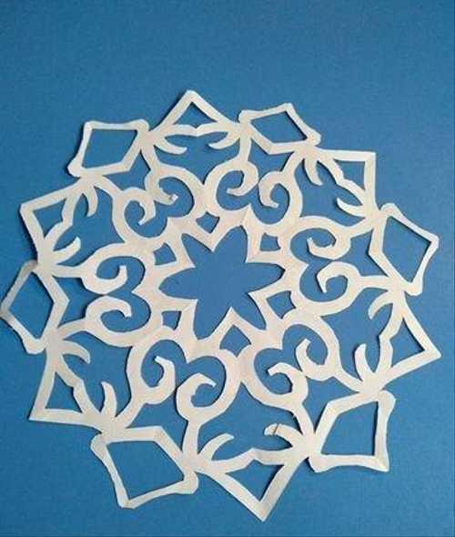 Снежинки,оригами,красивые,сложные
