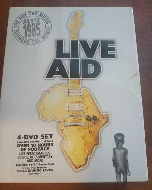 Live Aid 4 - DVD Set Видео (4 Диска + Буклет)