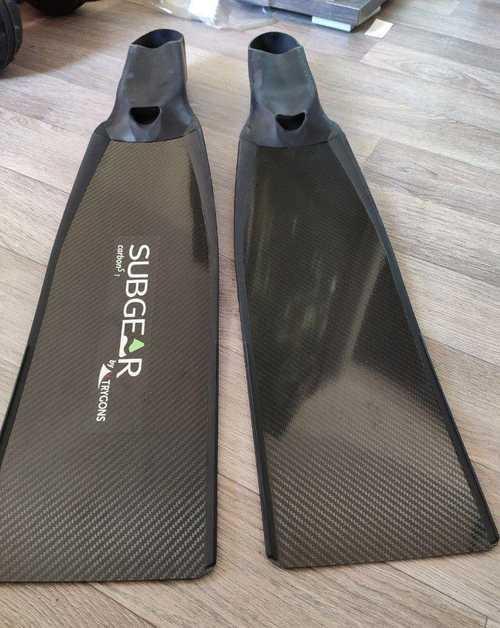 Карбоновые ласты (carbon fins) subgear trygons фри