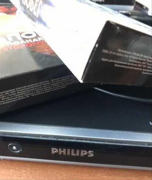 Видеоплеер DVD Philips, много фильмов