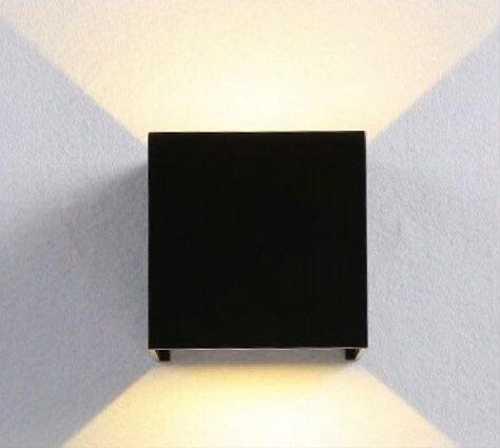 Светильник бра Elegant 9851 черный 10*10*10см IP65