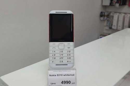 Телефон Nokia 5310 white/red