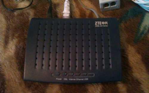 Модем ZTE zxdsl 831 Series