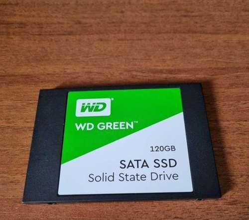 SSD диск WD Green SATA 2.5" на 120 гб