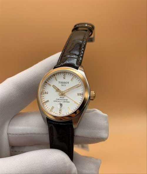 Tissot PR100 cosc Ladies биколор / бриллианты