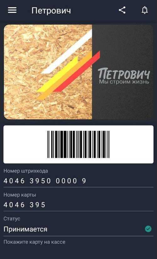 Карта стд Петрович