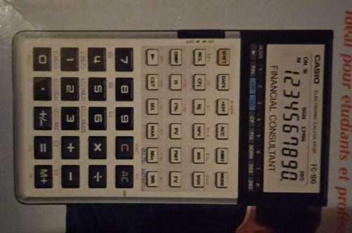 Финансовый калькулятор Casio FC100