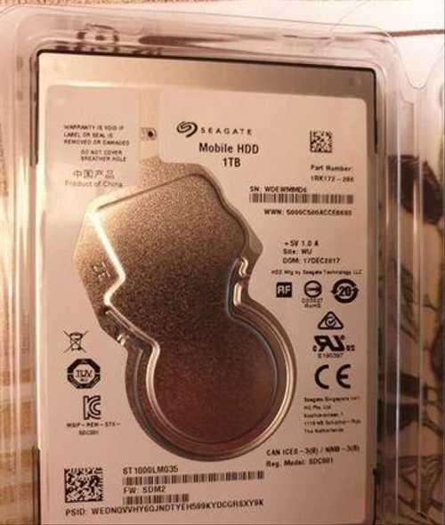 Жесткий Диск 1 тб Seagate Mobile HDD