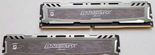 Оперативная память DDR4 Crusial Ballistix Sport