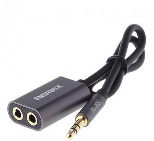 Разветвитель Remax 3.5 AUX x2 mini jack 3.5 mm (RL