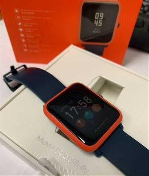 Смарт-часы Xiaomi Amazfit BIP S Carbon Orange