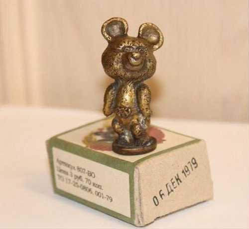 Статуэтка Олимпийский мишка СССР Олимпиада 1980