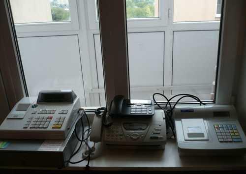 Телефон факс, кассовые аппараты