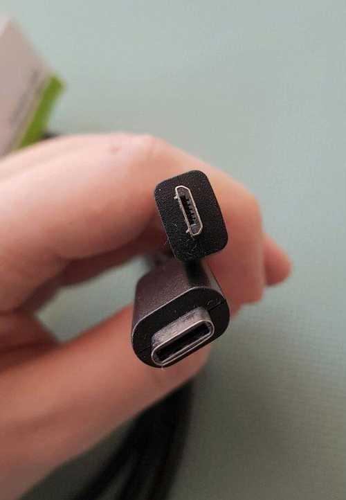 Кабель micro USB 2.0 - type C 3.1, 1.8 м