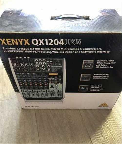 Микшерный пульт behringer xenix qx1204usb