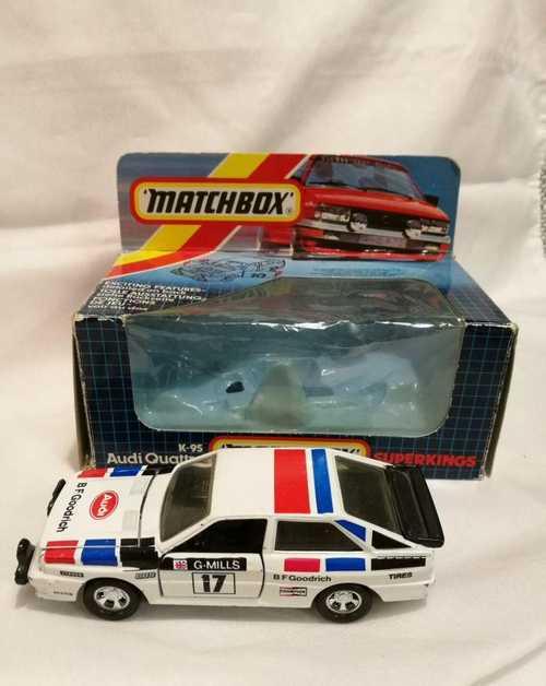 Машинка. Машина. Ауди Audi Quattro 1982 Matchbox