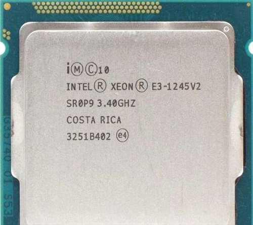 Intel Xeon E3-1245V2 / 4 cores / 3.40 GHz / SR0P9