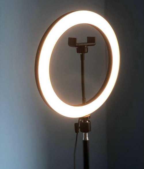 Лампа кольцевая 26 см+штатив