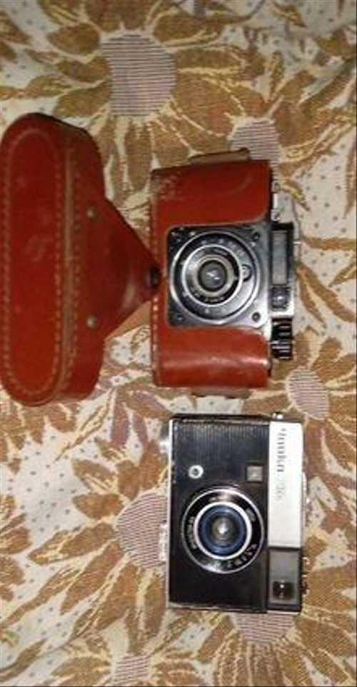 Плёночный фотоаппарат СССР чайка 2м и Смена 2