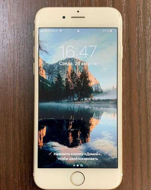 Телефон iPhone6 64gb gold lte