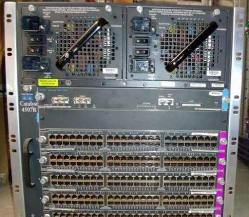 Cisco WS-Catalyst 4507R (шасси/модули/бп) кол-во