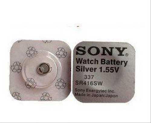 Батарейка для микронаушника Sony 337 SR416SW