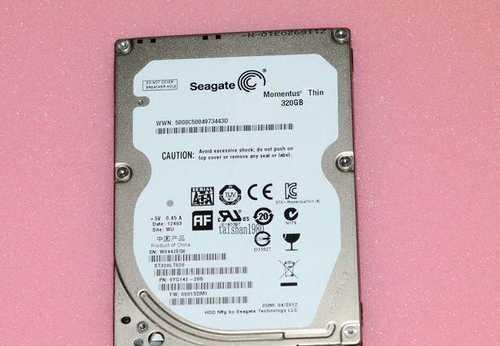 2.5" HDD Seagate 320 Gb SATA