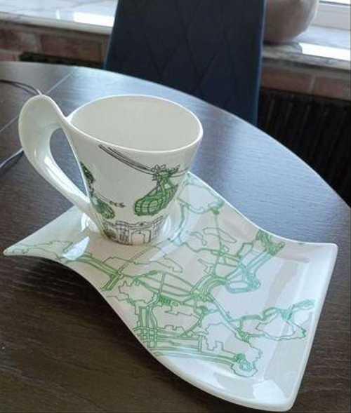 Чашка и блюдце Villeroy boch New Wave