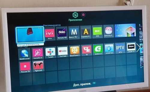 Samsung UE32F4510 Smart TV Wi-Wi 100гц 82см белый