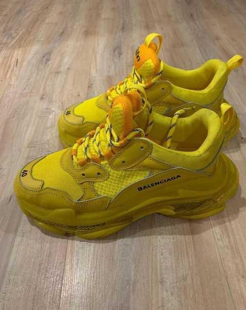 Кроссовки Balenciaga Triple s “yellow”