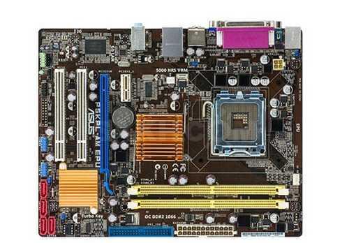 Asus P5KPL + Core2Quad Q9550 + RAM + Корпус