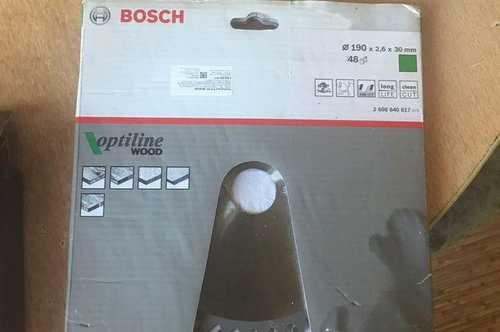 Пильный диск bosch Optiline Wood 2608640617 190х30