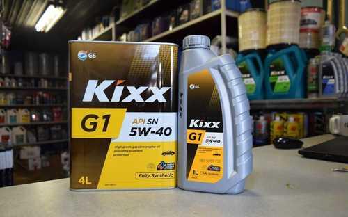 Kixx g1 5w-40 синтетика 4л.